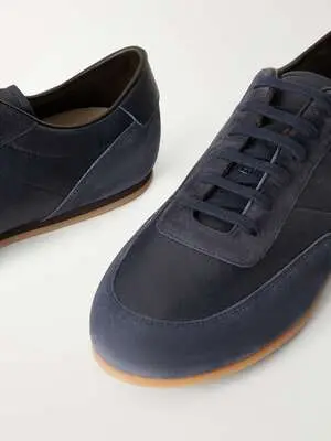 COMMON PROJECTS Minimal Leather And Suede Sneakers