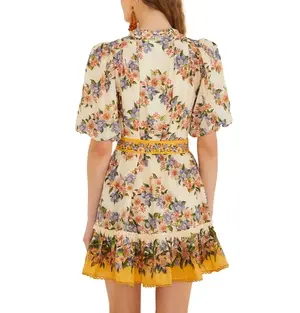 Farm Rio Hilo Stripes Mini Dress - Hilo Strip