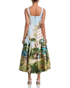 Alice + Olivia Diana Sleeveless Midi Dress - Plminpradi