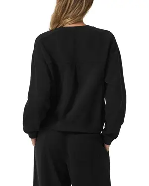 Vuori Sedona Seams Crewneck Sweatshirt - Black