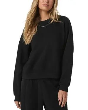 Vuori Sedona Seams Crewneck Sweatshirt - Black