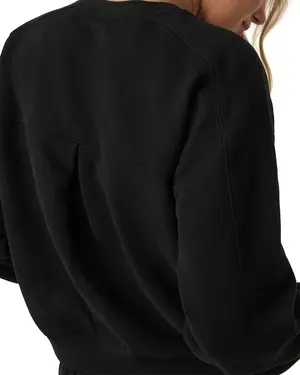 Vuori Sedona Seams Crewneck Sweatshirt - Black