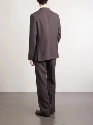 A KIND OF GUISE Shinji Shawl-collar Linen Suit Jacket