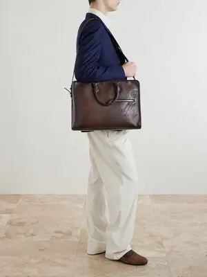 Berluti 2 Jours Neo Venezia Leather Briefcase