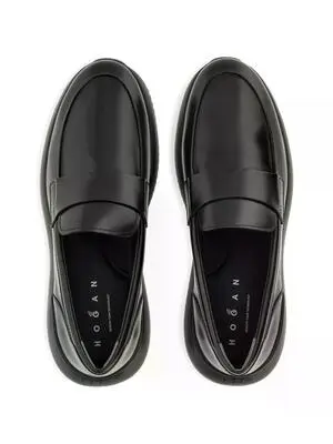 Hogan Cube Platform Loafers