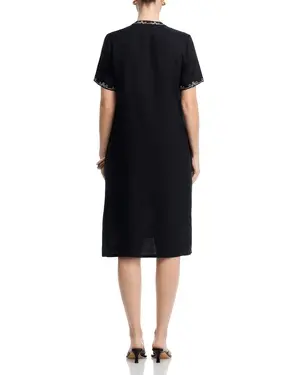 Johnny Was Henley Midi Dress