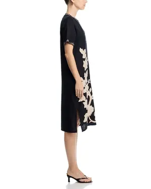 Johnny Was Henley Midi Dress