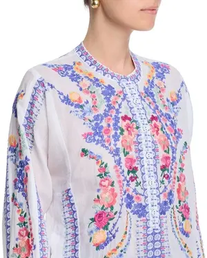 Johnny Was Henley Tunic