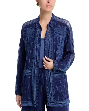 Johnny Was Slim Audrey Button Down Tunic