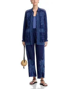 Johnny Was Slim Audrey Button Down Tunic