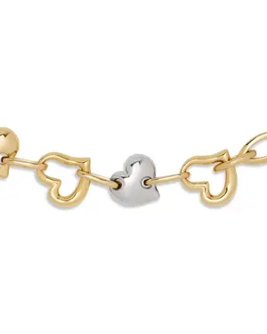 Kate Spade New York Amour Heart Charm Collar Necklace - Two Tone