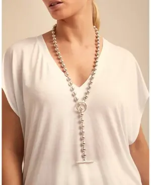 UNODE50 Sterling -plated Link Necklace