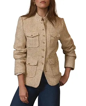 Mint Velvet Boucle Jacket With Pockets