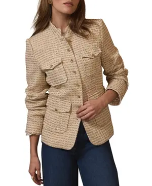 Mint Velvet Boucle Jacket With Pockets