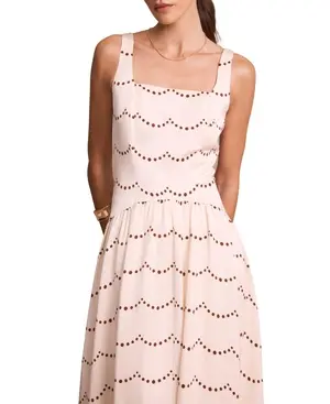 Mint Velvet Spot Print Midi Dress