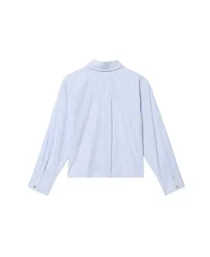 Mint Velvet Stripe Embroidered Shirt