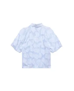 Mint Velvet Cotton Jacquard Striped Shirt