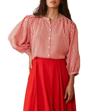 Mint Velvet Striped Batwing Blouse
