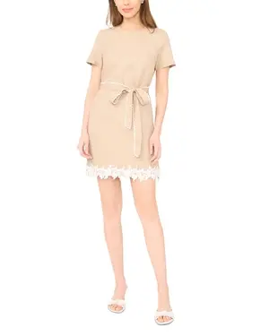 CECE DUPRAZ A-line Mini Dress - Toffee