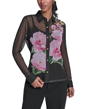 Karl Lagerfeld Paris Floral Tops
