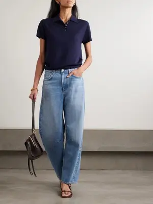 Citizens Of Humanity Miro Mid-rise Barrel-leg Jeans - Blue