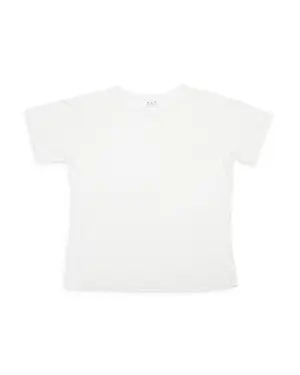 RLT Cap Sleeve Boyfriend Tee - White