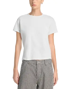 RLT Cap Sleeve Boyfriend Tee - White