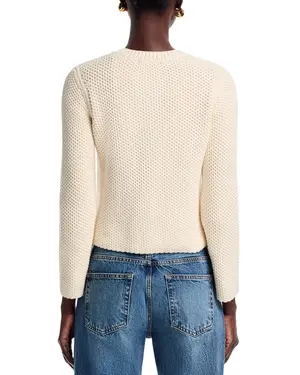 Majestic Filatures Knit Crewneck Cardigan