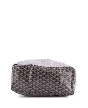 Goyard Pm Saint Louis Tote Coated Canvas - Black