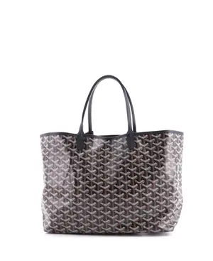 Goyard Pm Saint Louis Tote Coated Canvas - Black