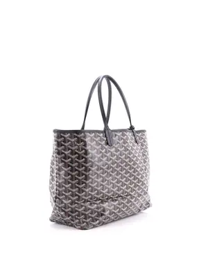 Goyard Pm Saint Louis Tote Coated Canvas - Black