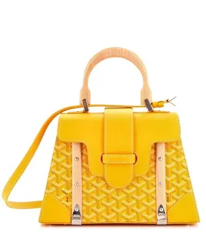 Goyard Pm Saigon Top Handle Bag - Yellow