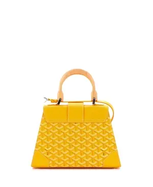 Goyard Pm Saigon Top Handle Bag - Yellow