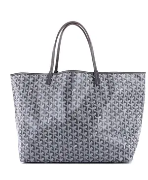 Goyard Gm Saint Louis Tote Coated Canvas - Gray