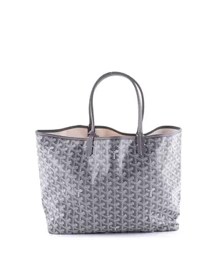 Goyard Pm Saint Louis Tote Coated Canvas - Gray