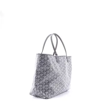Goyard Pm Saint Louis Tote Coated Canvas - Gray