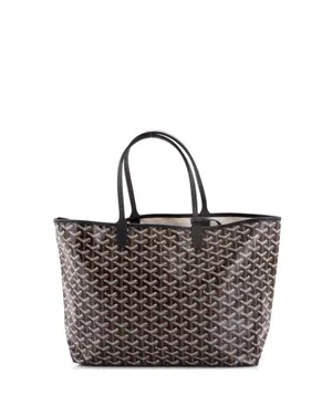 Goyard Saint Louis Pm Tote Coated Canvas - Black