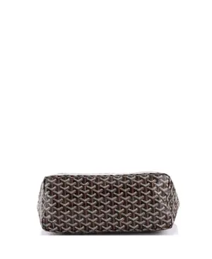 Goyard Saint Louis Pm Tote Coated Canvas - Black
