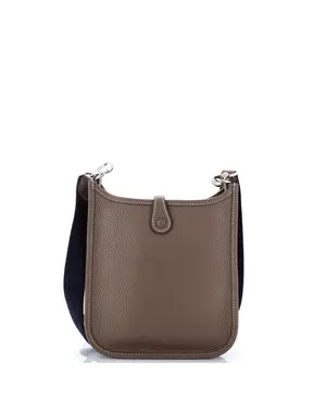 Hermès Tpm Evelyne Bag Gen Iii Clemence - Gray