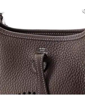 Hermès Tpm Evelyne Bag Gen Iii Clemence - Gray