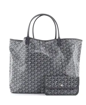 Goyard Gm Saint Louis Tote Coated Canvas - Gray
