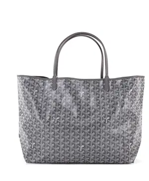 Goyard Gm Saint Louis Tote Coated Canvas - Gray