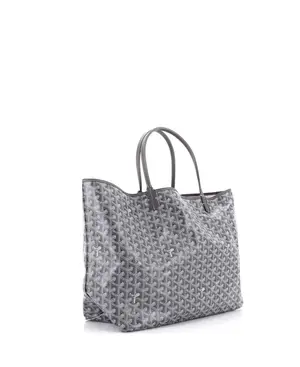 Goyard Gm Saint Louis Tote Coated Canvas - Gray