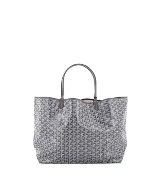 Goyard Gm Saint Louis Tote Coated Canvas - Gray