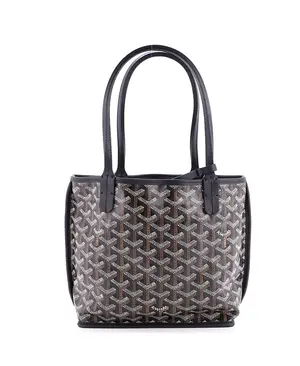 Goyard Anjou Reversible Tote Coated Canvas - Black