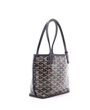 Goyard Anjou Reversible Tote Coated Canvas - Black