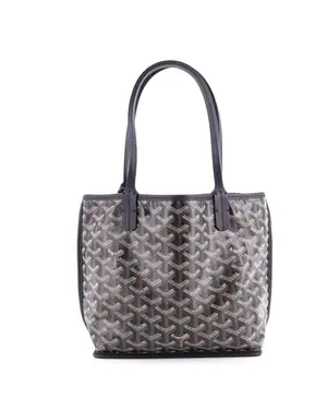 Goyard Anjou Reversible Tote Coated Canvas - Black