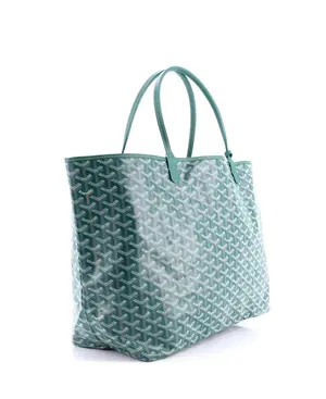 Goyard Gm Saint Louis Tote Coated Canvas - Green