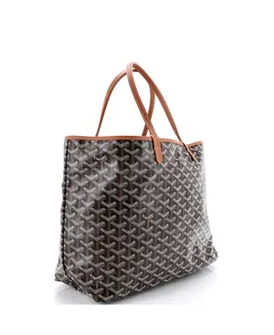 Goyard Pm Saint Louis Tote Coated Canvas - Brown