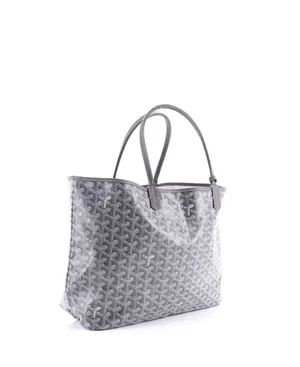 Goyard Saint Louis Pm Tote Coated Canvas - Gray